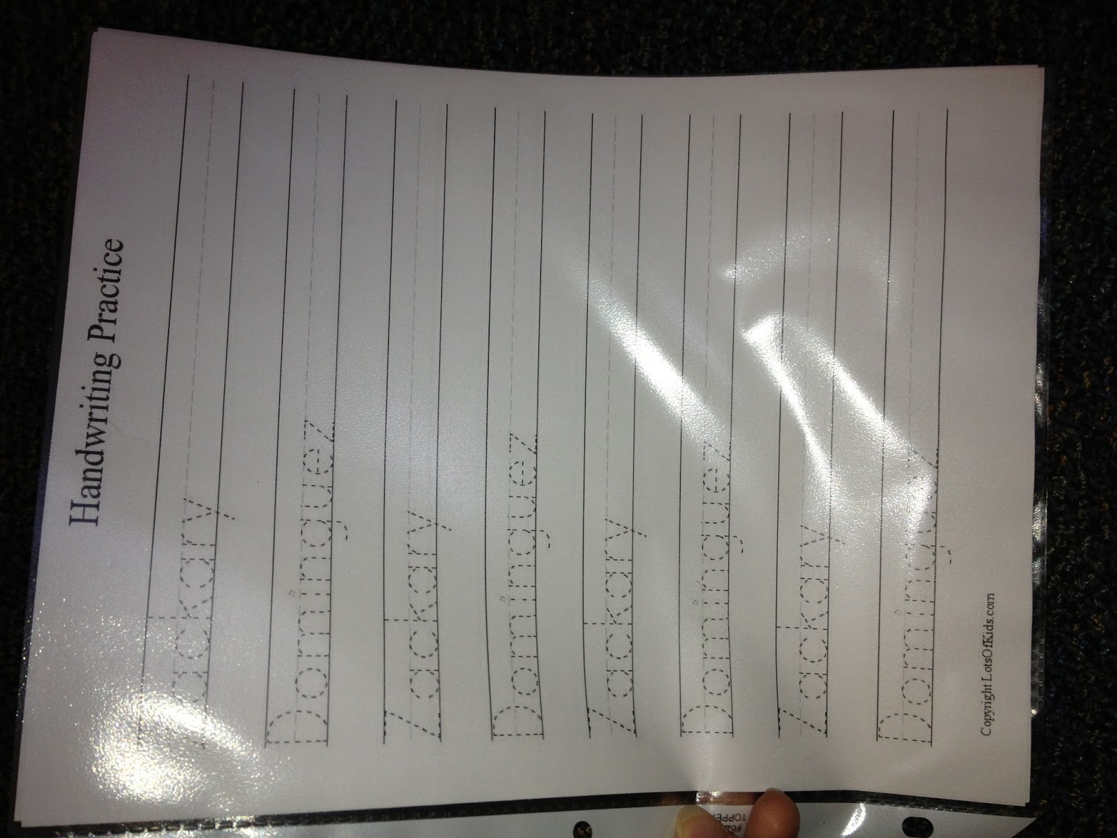 FREE Kindergarten Name Writing Practice - SSSTeaching